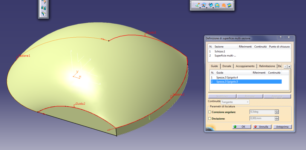 Modellare un mouse 3d con catia v5 utilizzando le superfici